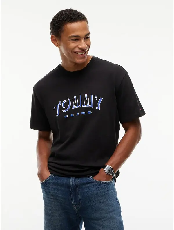 Tommy Hilfiger Shadow Logo T-shirt - Black