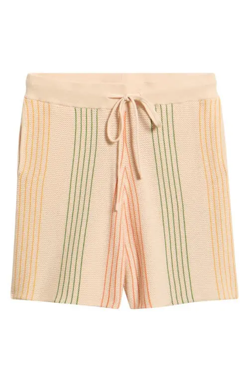 MAVRANS Sliced Knit Drawstring Shorts