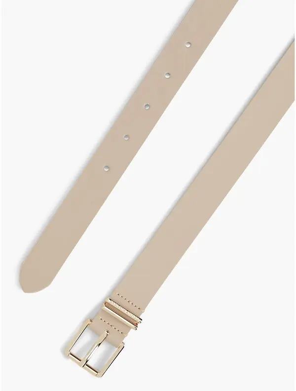 Tommy Hilfiger Square Buckle Leather Belt