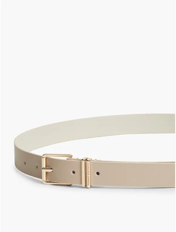 Tommy Hilfiger Square Buckle Leather Belt