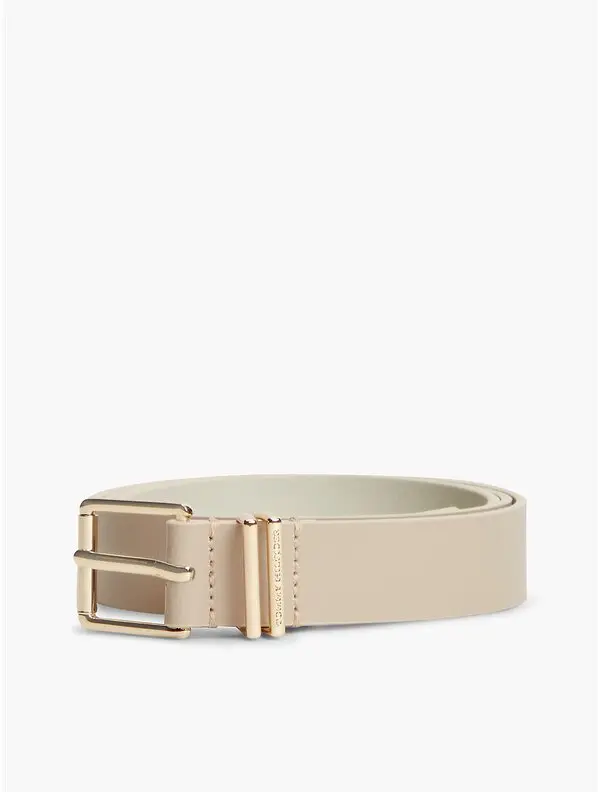 Tommy Hilfiger Square Buckle Leather Belt