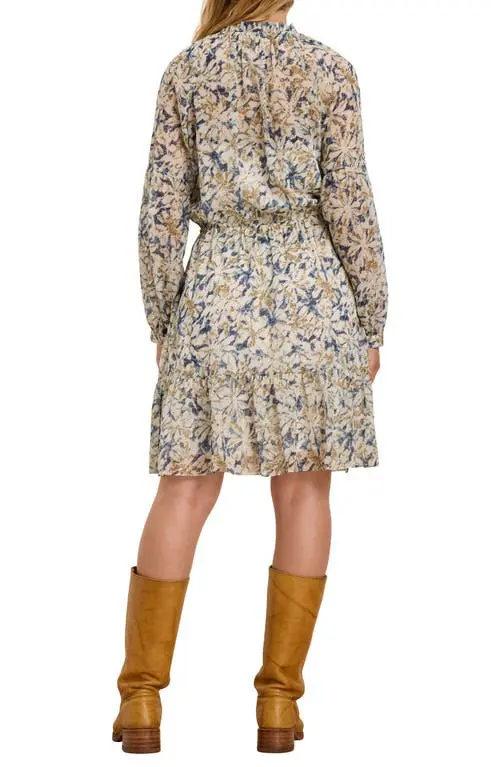 NIC+ZOE Bloomsbury Long Sleeve Chiffon Dress