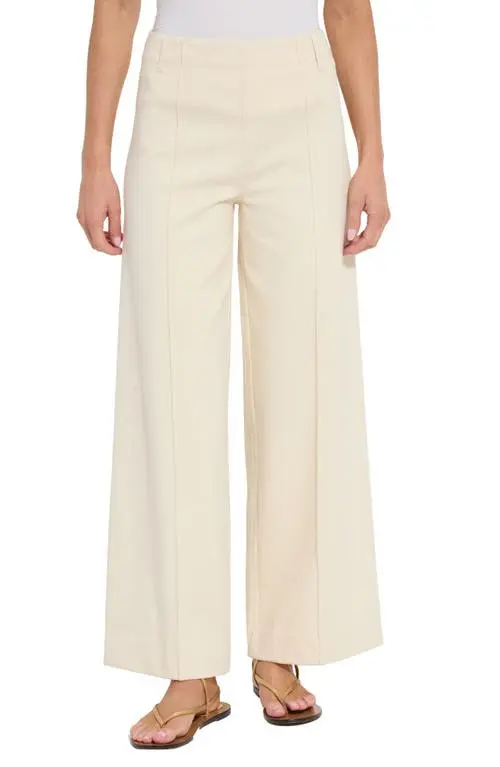 Lyssé Nova High Waist Pintuck Wide Leg Jeans