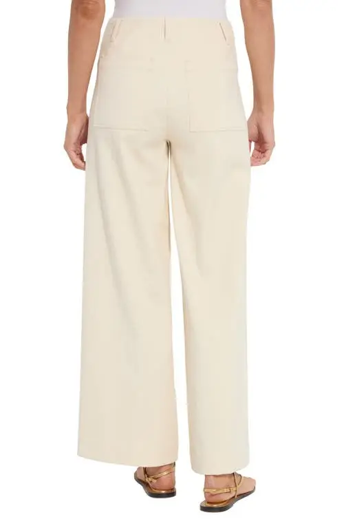 Lyssé Nova High Waist Pintuck Wide Leg Jeans