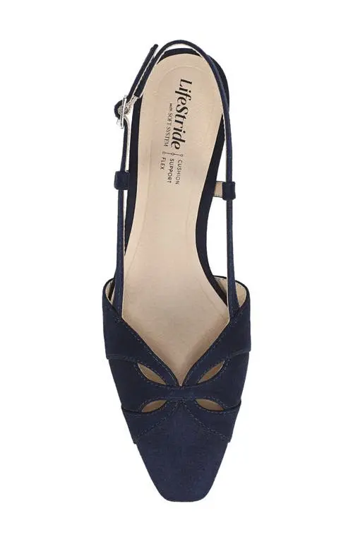 LIFESTRIDE Landon Slingback Pump - Sapp Blue