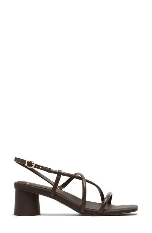FRANKIE4 Lottie Leather Block Heel Sandals