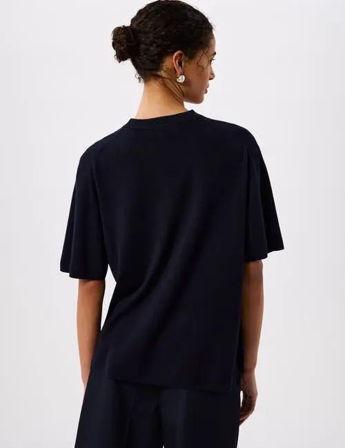 Whistles Fine Knit T-shirt