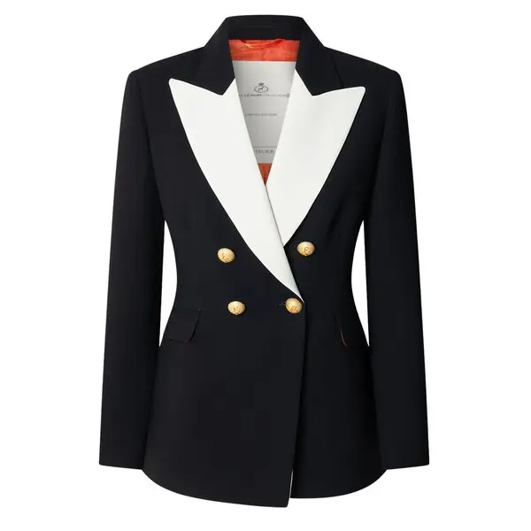 THE EXTREME COLLECTION Double-breasted Peak Lapel Blazer