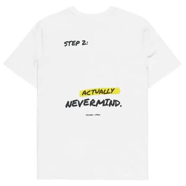 ANCHOR & CREW Organic Cotton Graphic T-shirt - White