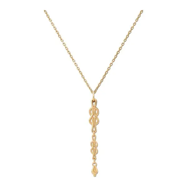 ASTOR & ORION Hecate's Knot Lavalier Necklace - Gold