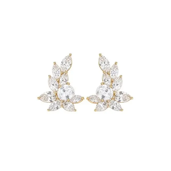 STEPHANIE BROWNE AUSTRALIA Loren Crystal Earrings - Gold