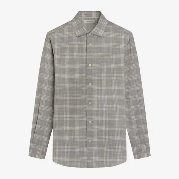 Allen Edmonds Bugatchi Axel Woven Long-sleeve Shirt