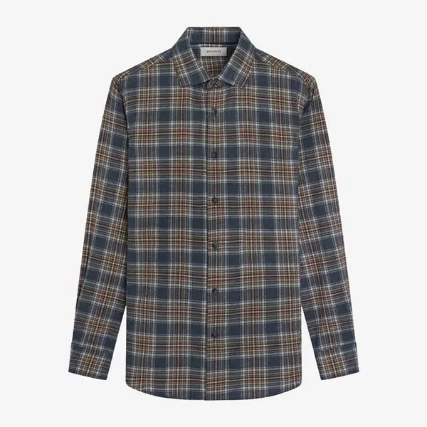 Allen Edmonds Bugatchi Axel Woven Long-sleeve Shirt