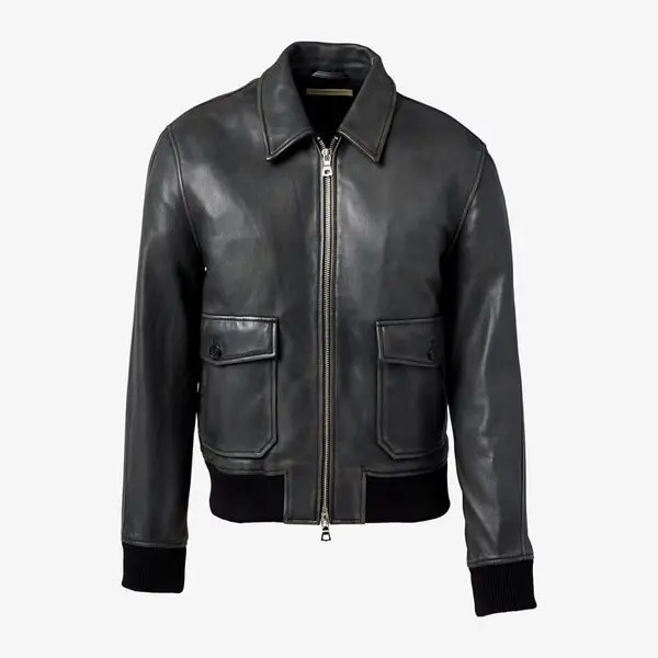 Allen Edmonds Officine Générale Cesario Lamb Leather Bomber Jacket