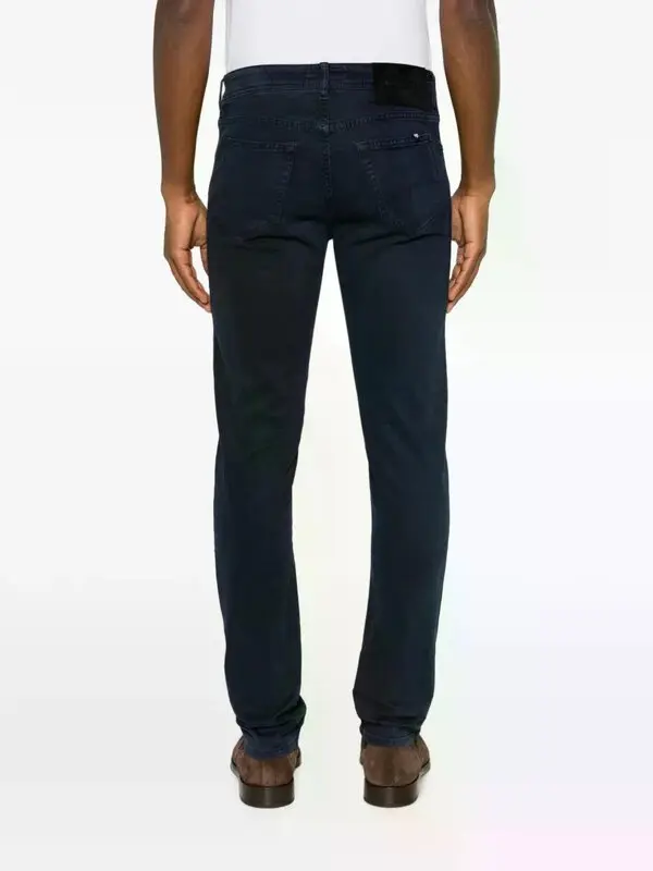 Jacob Cohen Logo-patch Slim-fit Jeans