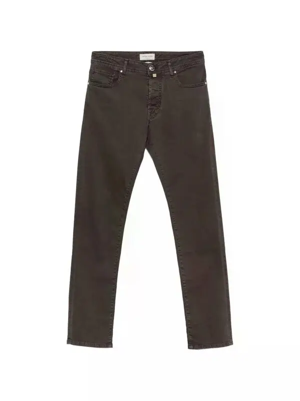 Jacob Cohen Logo-patch Slim-fit Jeans