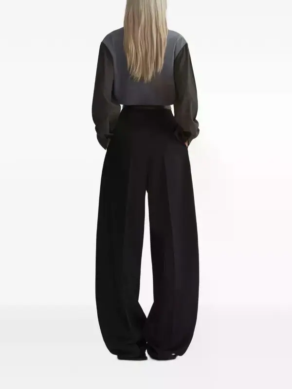 MUGLER Long Sleeve Turtle Neck T-shirt With Embroidered Logo