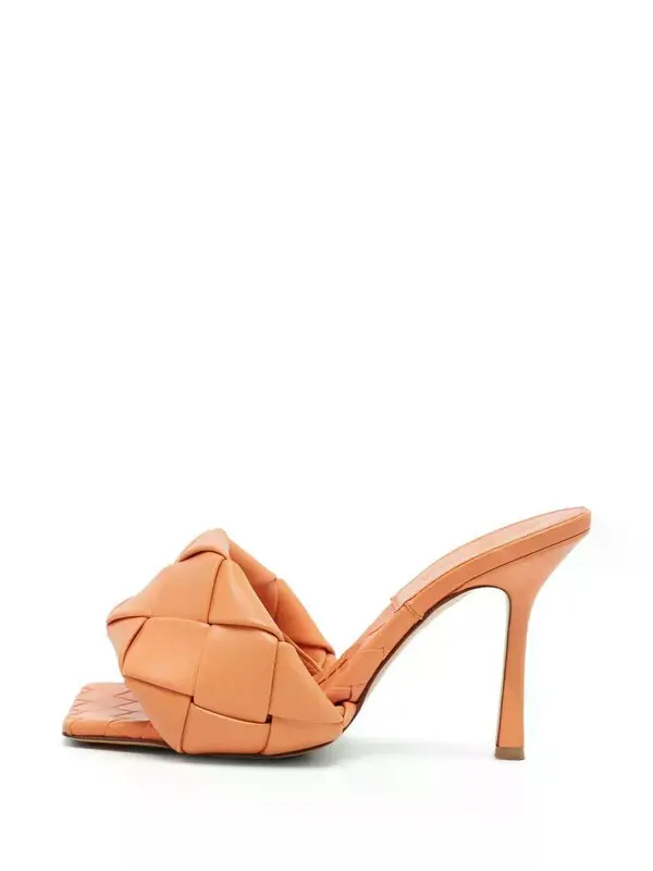 Bottega Veneta Lido Woven Leather Sandals
