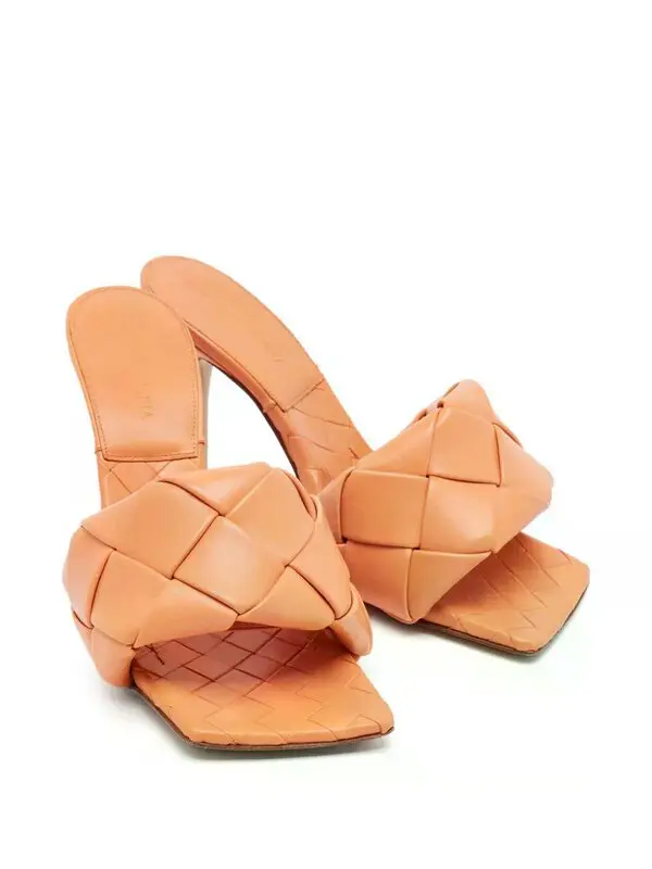 Bottega Veneta Lido Woven Leather Sandals