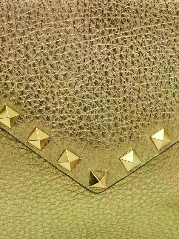 Valentino Garavani Rockstud Clutch Bag - Gold