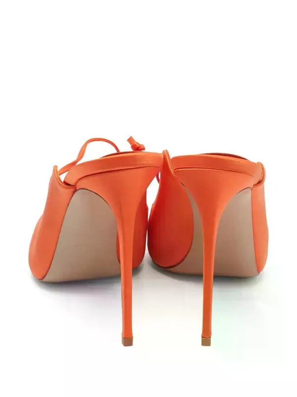 LE SILLA Ivy Lace-up Stiletto Pumps - Orange