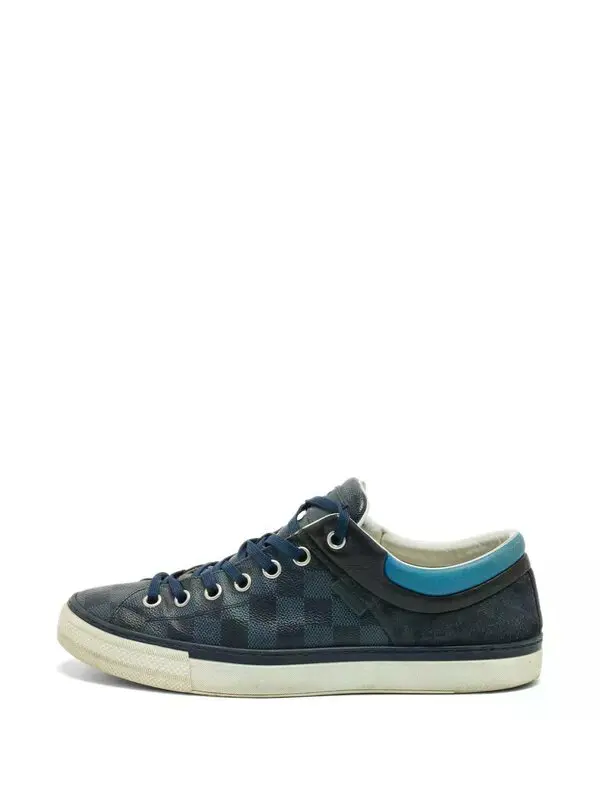 LOUIS VUITTON Twister Damier Low-top Sneakers - Blue