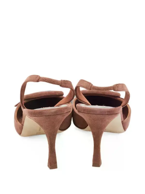 Manolo Blahnik Maysli Buckle-detail Slingback Pumps