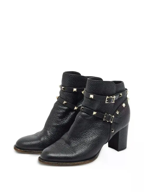 Valentino Garavani Rockstud Cage Ankle Boots