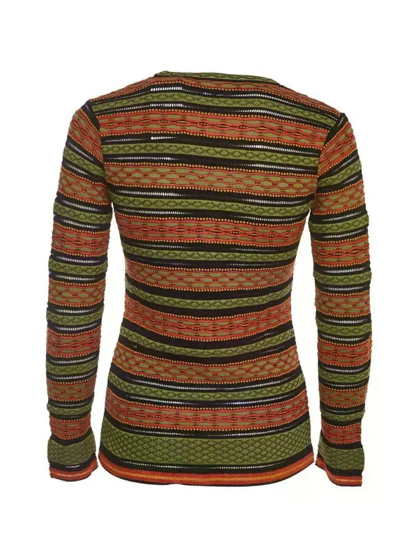 Missoni Striped Jacquard Long-sleeved T-shirt