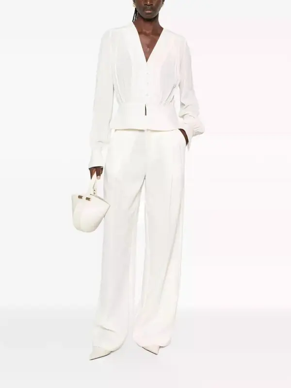 TWINSET Wide-leg Tailored Trousers