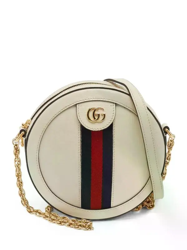 Gucci Ophidia Round Shoulder Bag - Neutrals