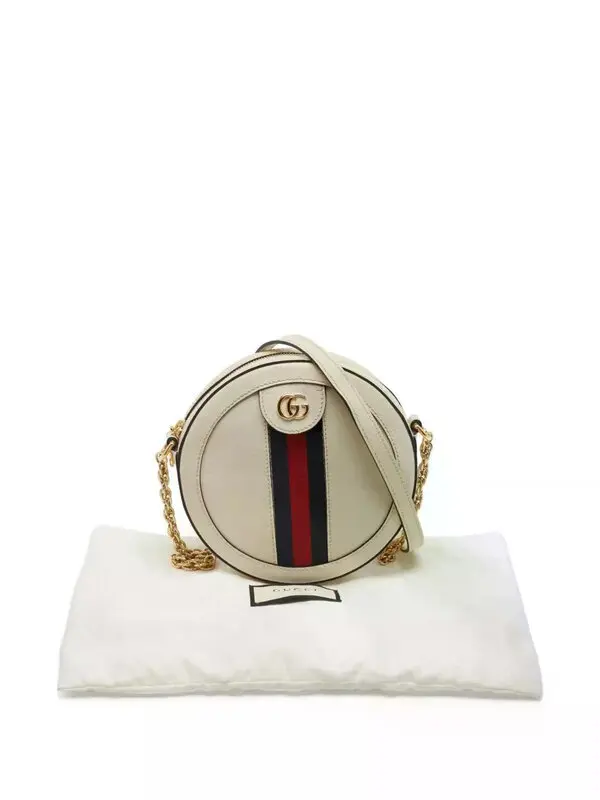 Gucci Ophidia Round Shoulder Bag - Neutrals