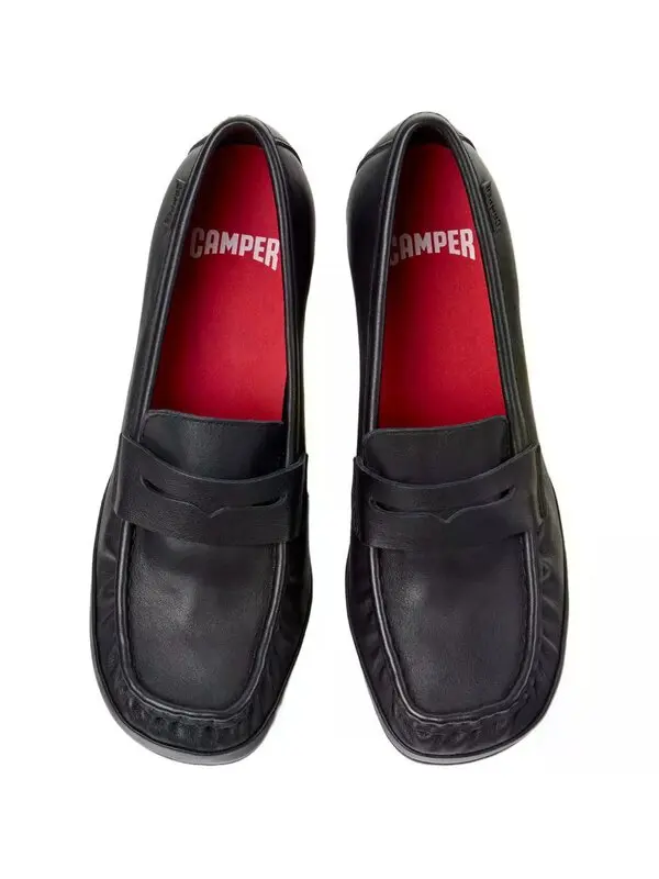 Camper Right Left Leather Loafers