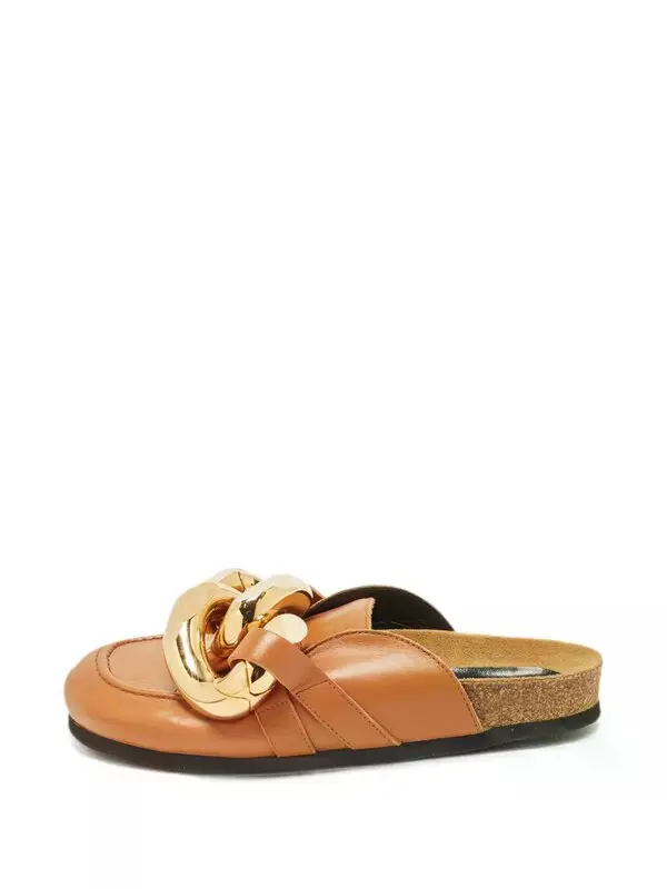 JW Anderson Chain Link Leather Mules