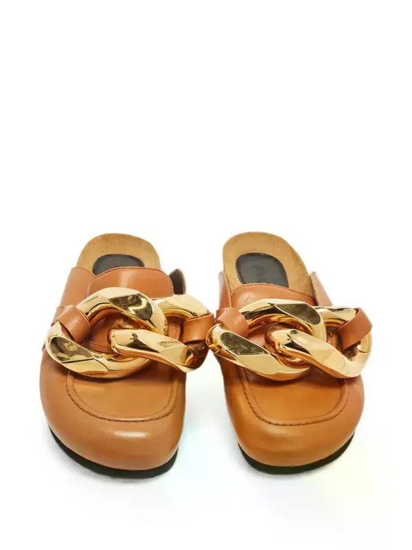 JW Anderson Chain Link Leather Mules