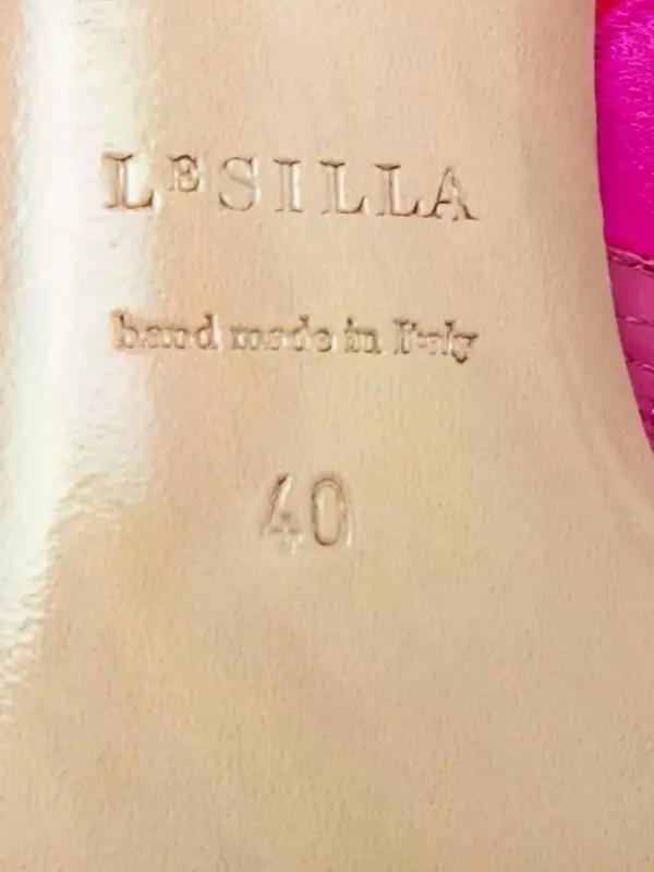 LE SILLA Rose Appliqué Sandals