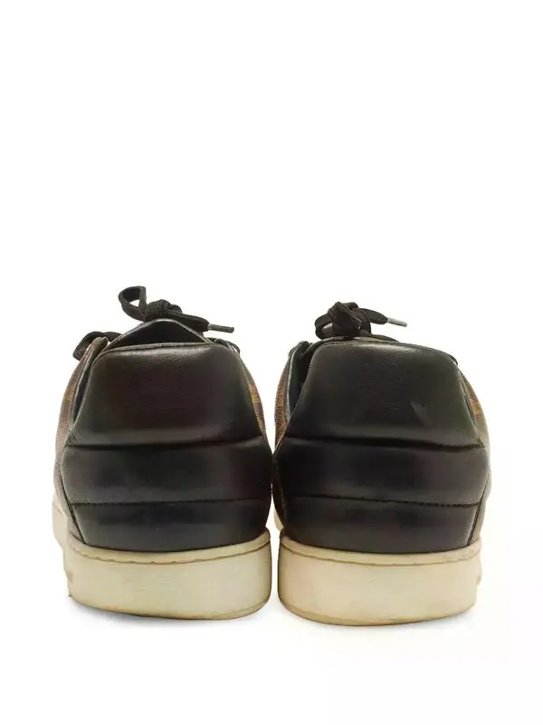 LOUIS VUITTON Front Row Monogram Canvas Low-top Sneakers
