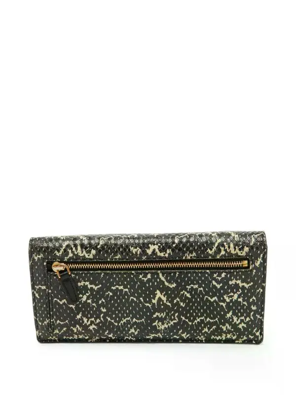 Mcm Snakeskin-embossed Wallet