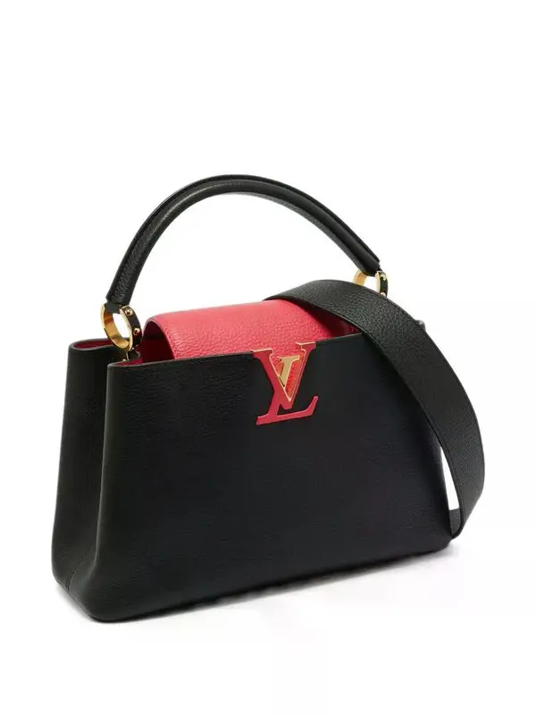 LOUIS VUITTON Capucines Mm Tote Bag - Black
