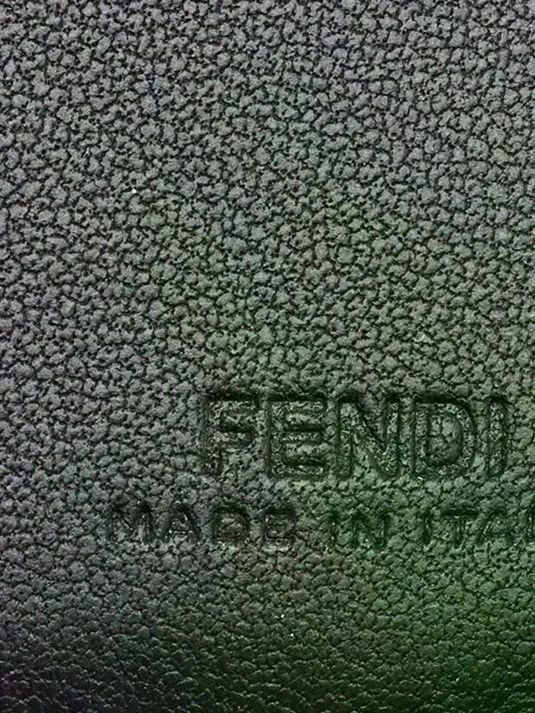 Fendi Grained Leather Pouch
