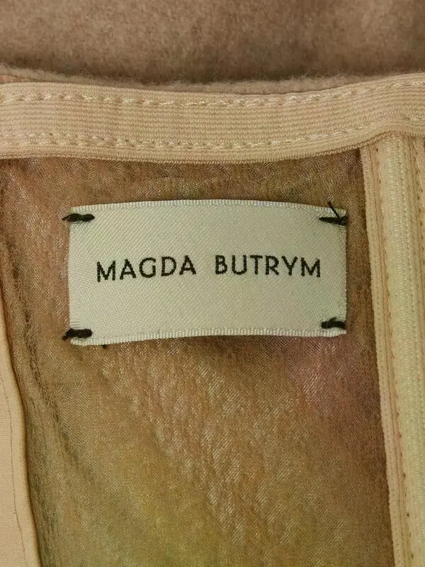 Magda Butrym Sculpted Corset Top - Neutrals