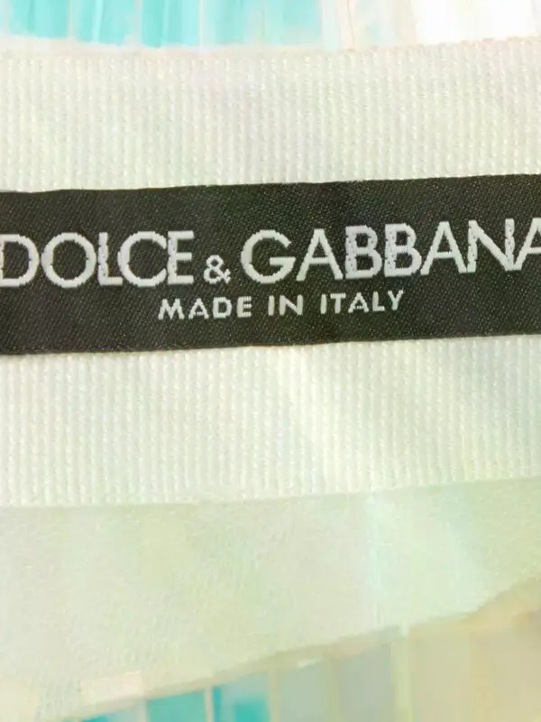 Dolce & Gabbana Iridescent Fringed Mini Skirt