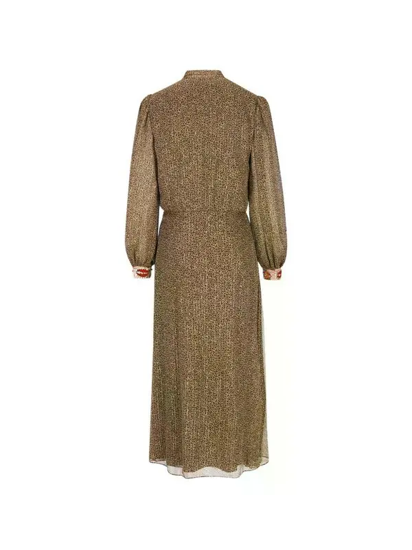 Valentino Garavani Creponne Lamé Dress
