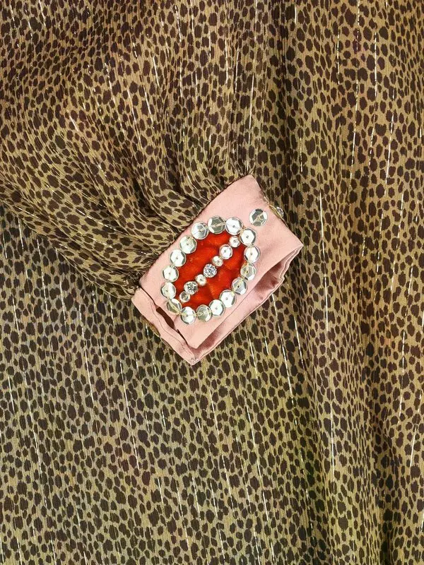 Valentino Garavani Creponne Lamé Dress