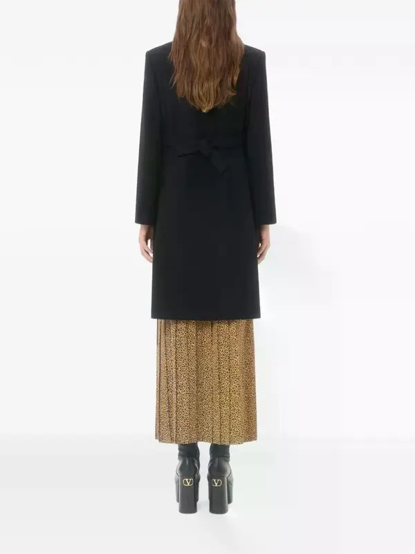 Valentino Garavani Embroidered Compact Drap Coat
