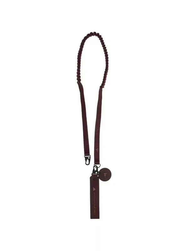 Adidas By Stella McCartney Logo-print Bungee-cord Lanyard - Purple