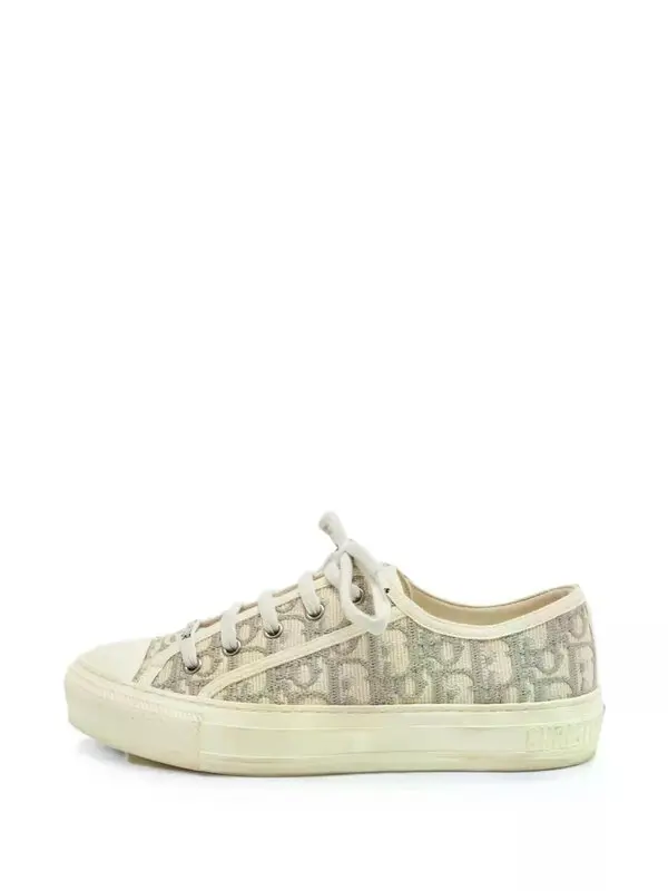 Dior Walk'n' Oblique Jacquard Sneakers - White
