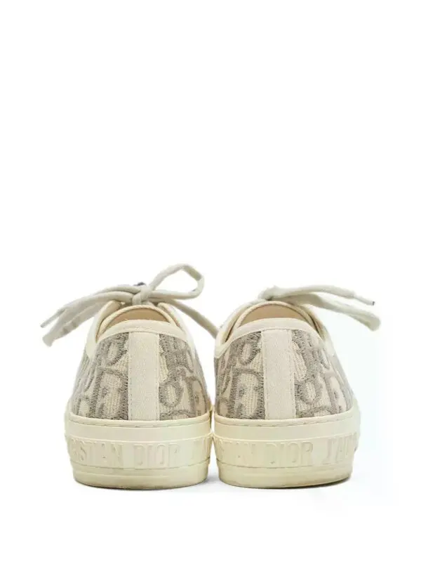 Dior Walk'n' Oblique Jacquard Sneakers - White