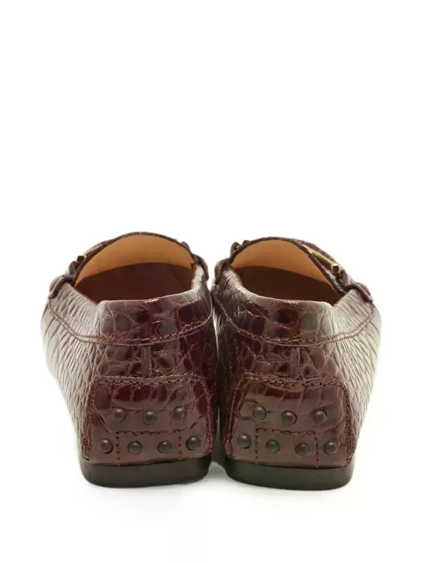 TOD'S Croc-embossed Loafers