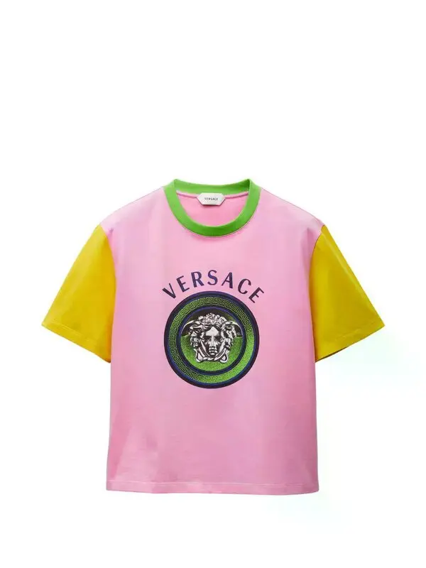 Versace Printed Cotton-jersey T-shirt